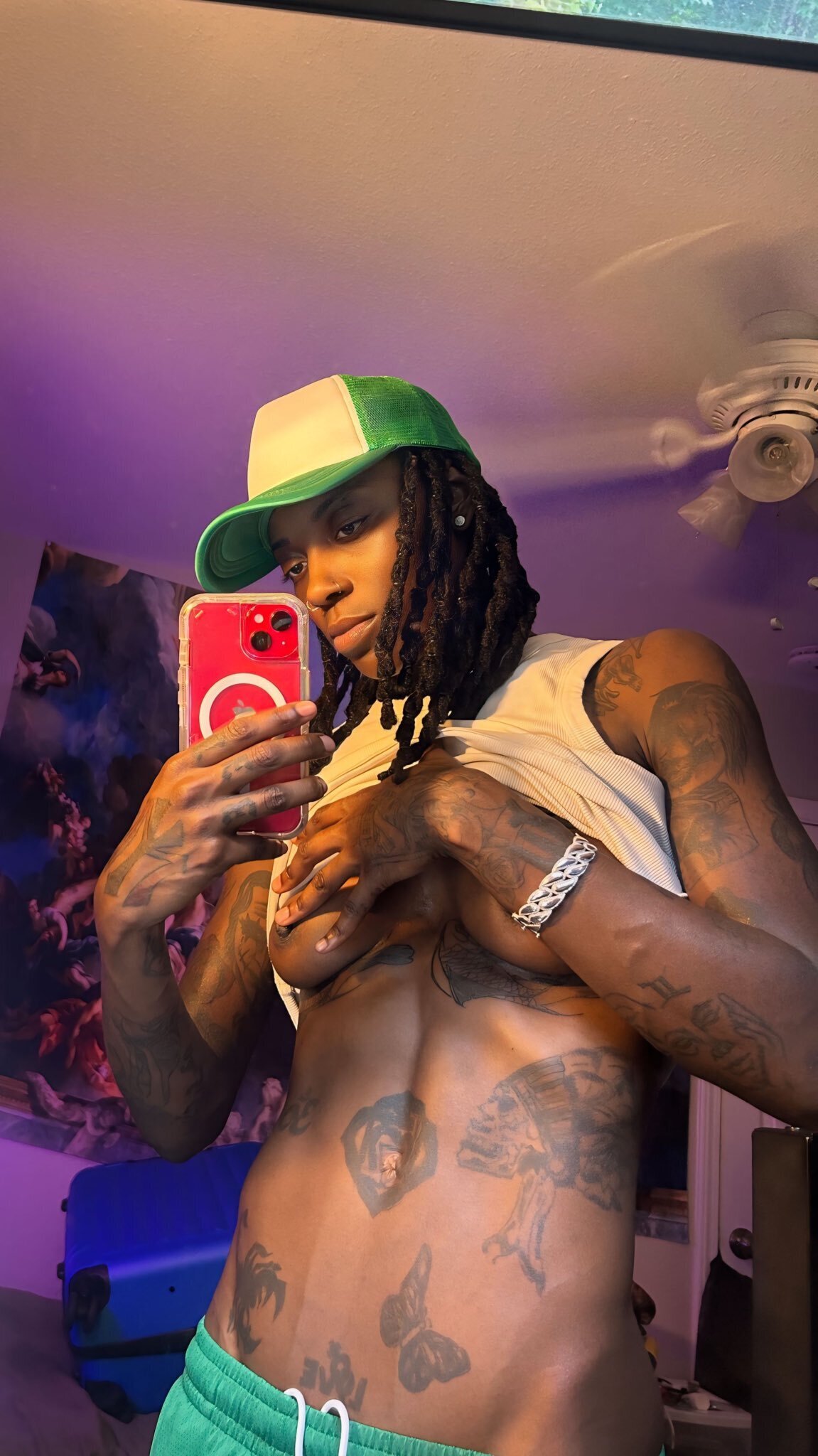 Black dyke stud ebony tomboy Taj - ShesFreaky